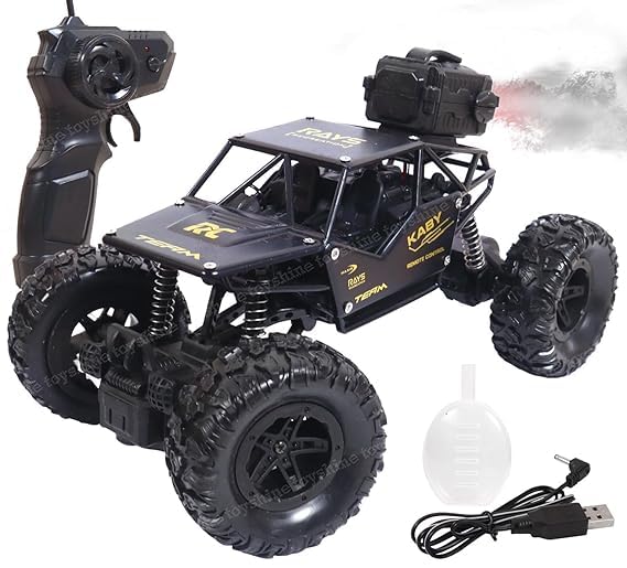 Kiddi Villa KIDDIVILLA 1:18 Smoke Rock Crawler Monster RC Truck with ...