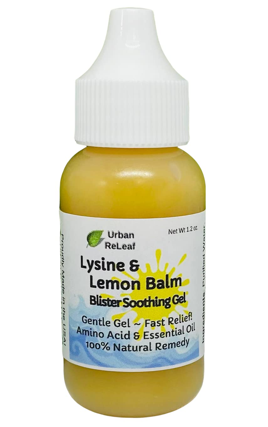 Urban ReLeaf Lysine & Lemon Balm Blister Soothing Gel! for Cold Sores ...