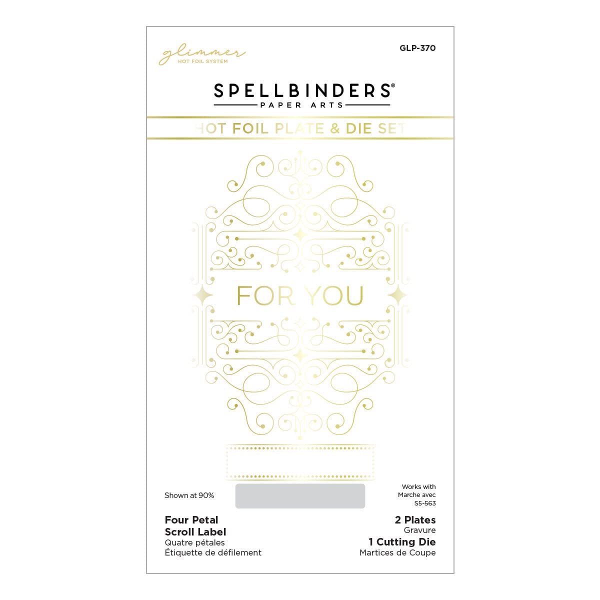 Amazon.com: SPELLBINDERS PAPERCRAFTS, INC Spellbinders Glimmer Hot Foil ...