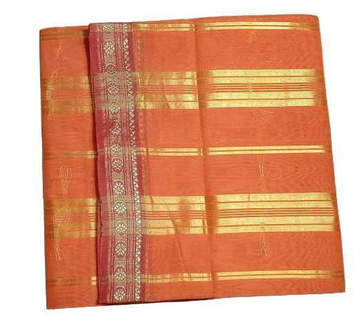 Buy 8 meter orang (fanta) lugda navari saree marthi maharastrian saree ...