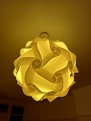 kwmobile DIY Puzzle Lamp Shade - Modern IQ Jigsaw Light in 30 Pieces ...