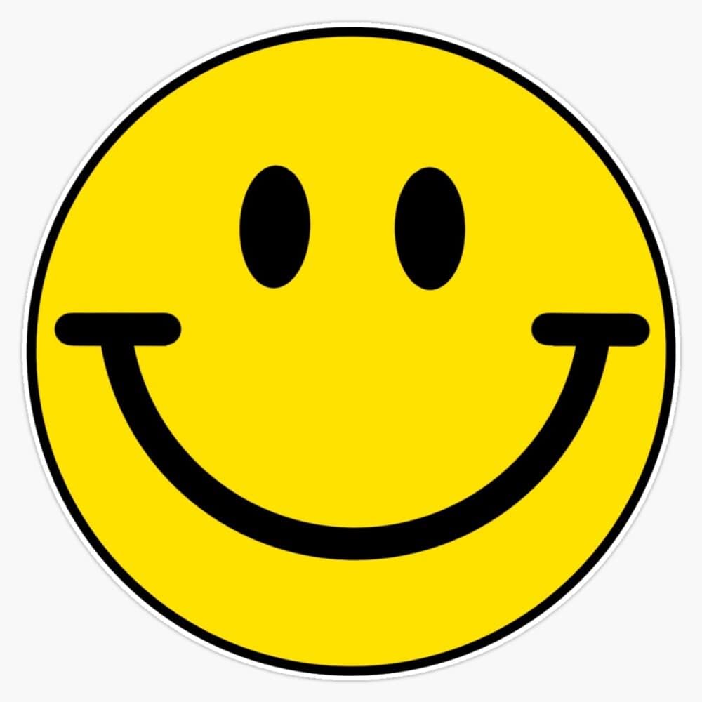 Amazon.com: smiley face :) Bumper Sticker Decal 5" : Automotive