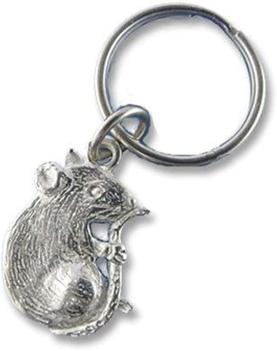 Pewter Mouse Keychain - Mouse Gifts - Handcrafted in the USA at Amazon ...