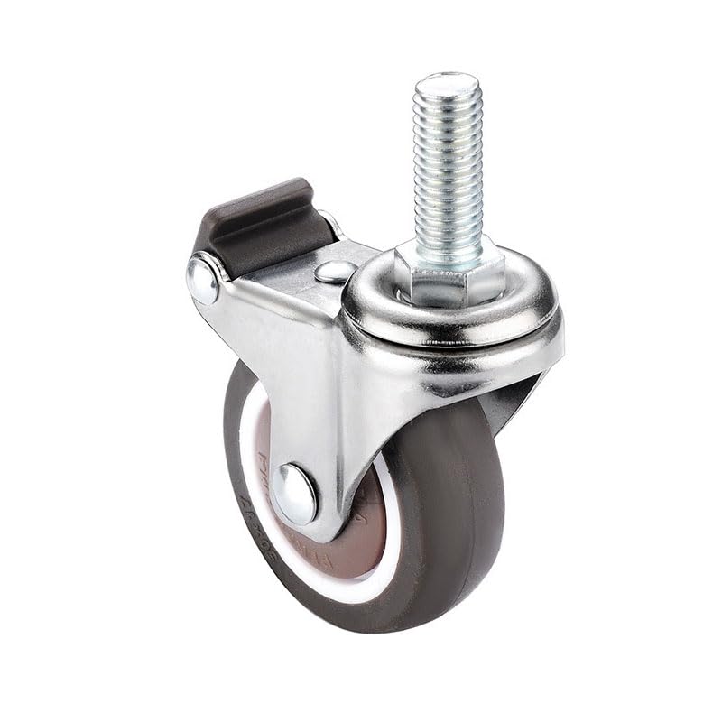 Snapklik.com : NERILEE 2" Mute Swivel Rubber Wheel