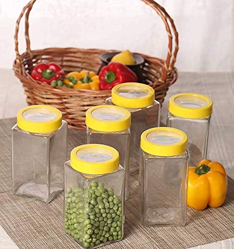 Buy YERA Modulex Modular Jars, 650 ml, 6 Piece | Clear, Durable ...