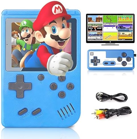 Retro Handheld Game Console for Kids, Mini Portable Arcade Gaming ...