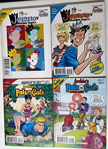 Archie Double Digest Set of 4 Books : English and American Books ...