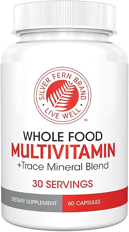 Amazon.com: Silver Fern Whole Food Daily Multi Vitamin w/Trace Mineral ...