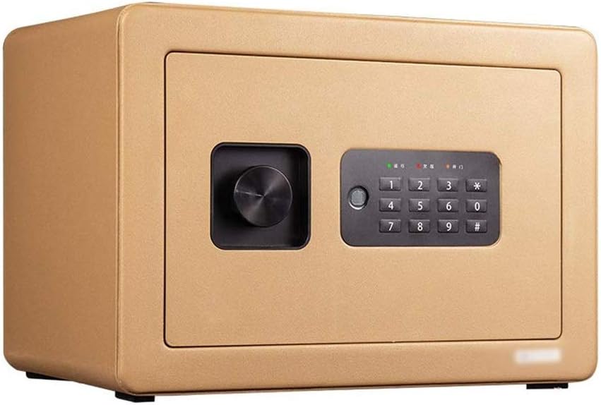 n/a Digital Security Safe Box, Cabinets Wall Safe Lock Box Cash Strongbox with Number Keys ...