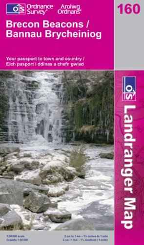 Brecon Beacons (Landranger Maps): Sheet 160 (OS Landranger Map): Amazon ...
