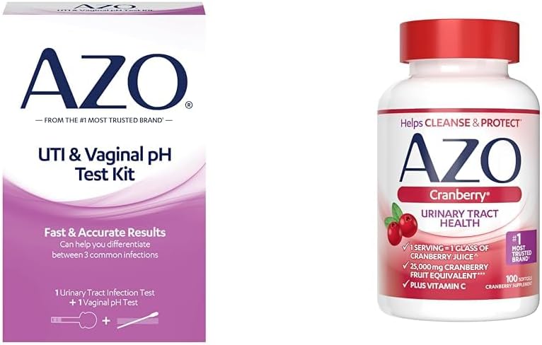 Amazon.com: AZO Urinary Tract Infection Test Strip + Vaginal pH Test ...