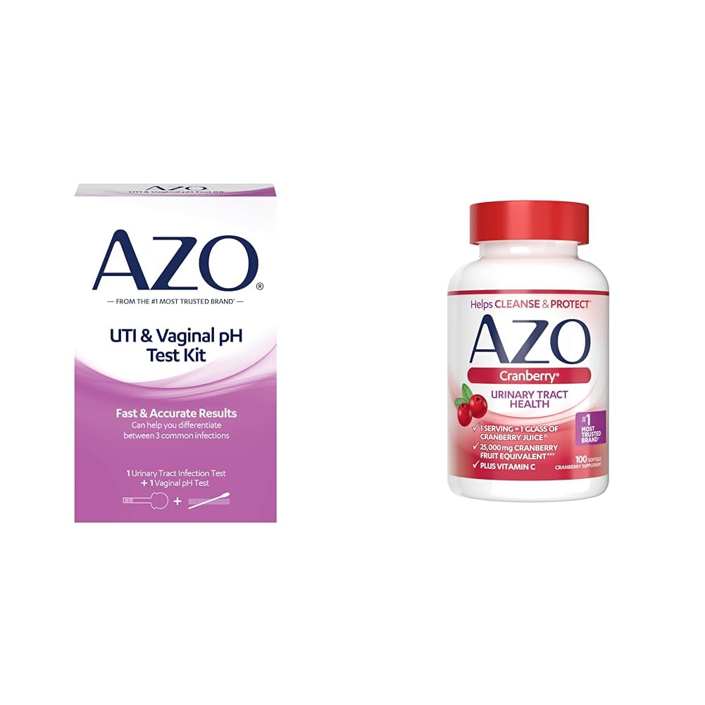 Amazon.com: AZO Urinary Tract Infection Test Strip + Vaginal pH Test ...