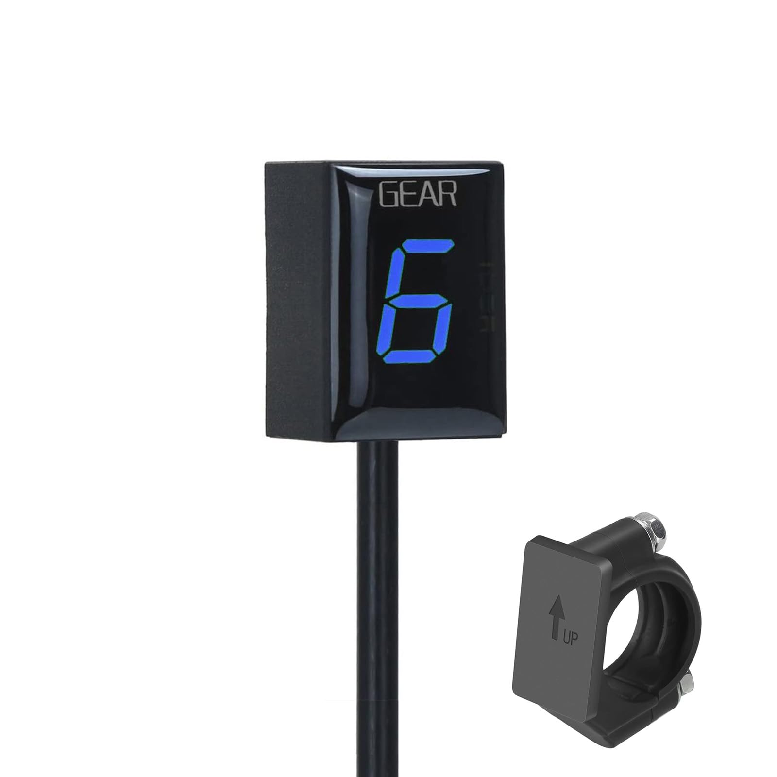 Motorcycle LED Digital Gear Indicator Motorcycle Light Neutral Display ...