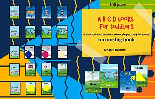 eabcd books for toddlers (Learn alphabet, numbers, colors, shapes, and ...
