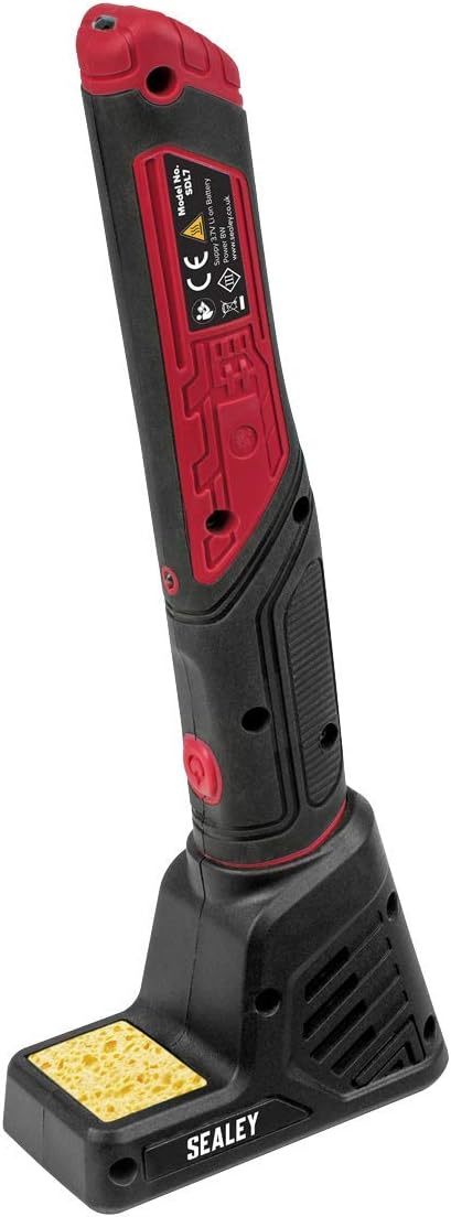 Sealey SDL7 Cordless Rechargable Soldering Iron Li-Ion - 450°C 25Sec ...