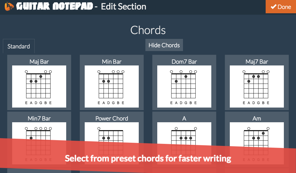 Guitar Notepad - Tab Editor - App on Amazon Appstore