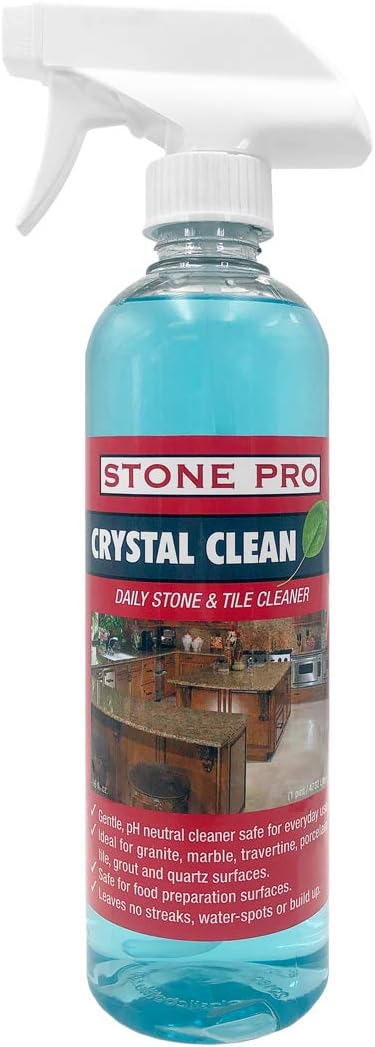 Amazon.com: Stone Pro Crystal Clean - Granite and Marble Daily Cleaner ...