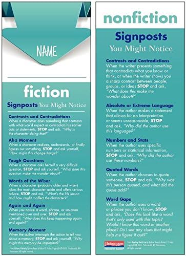 Amazon.com: Notice & Note / Reading Nonfiction Signpost Student ...