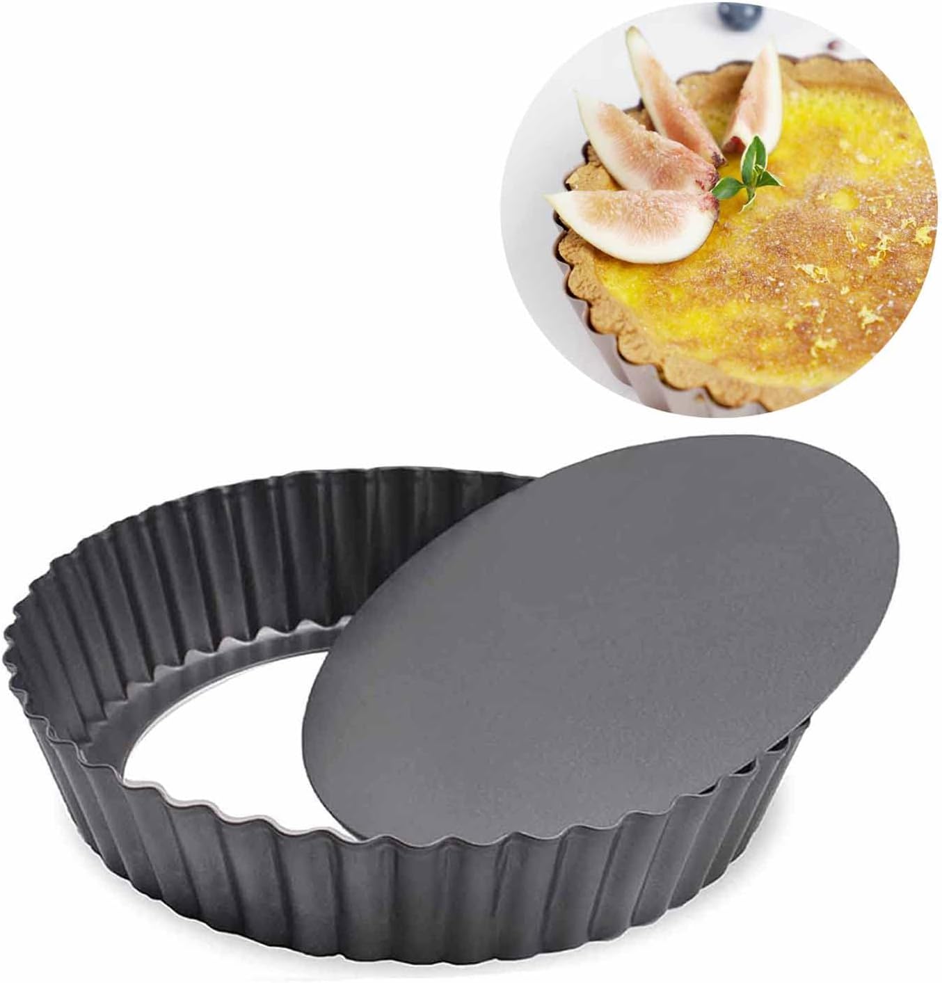 Chicago Metallic Professional Non-Stick Mary Ann Cake Pan / Sponge Flan ...