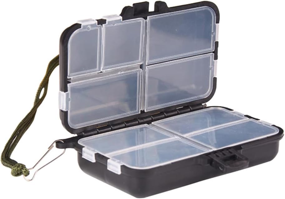 Amazon.com : Muiti-compartments Fishing Tackle Box Lure Bait Storage ...