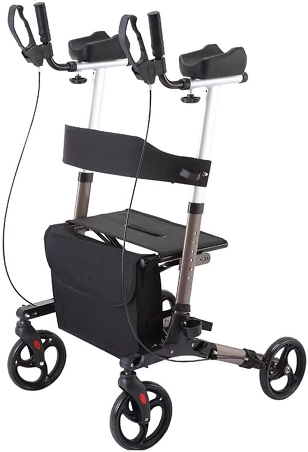 Buy FXJ Walker For Seniors Folding Upright Rollator W 4 Wheels Seat buy-fxj-walker-for-seniors-folding-upright-rollator-w-4-wheels-seat