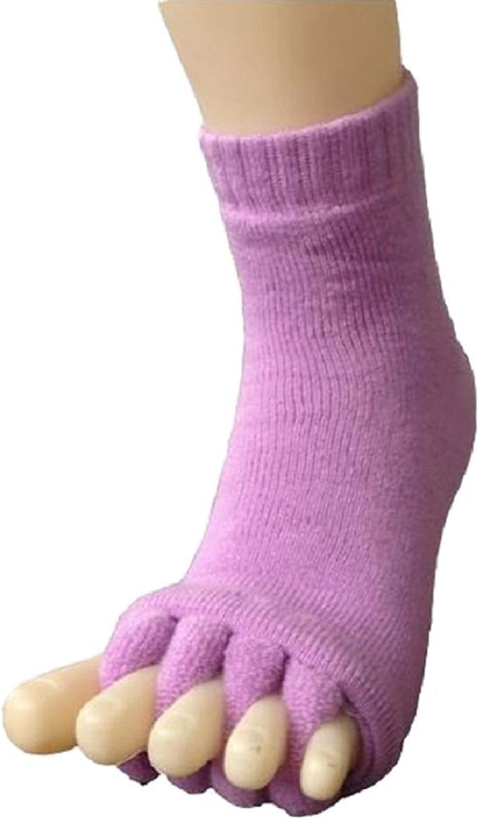 Amazon.com: Bcurb Comfy Open Toe Foot Socks Relief for Bunions Hammer ...