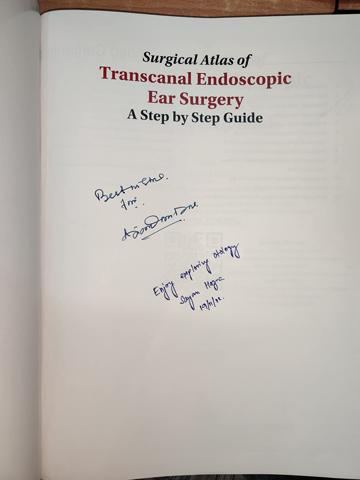 Surgical Atlas of Transcanal Endoscopic Ear Surgery: A Step by Step ...