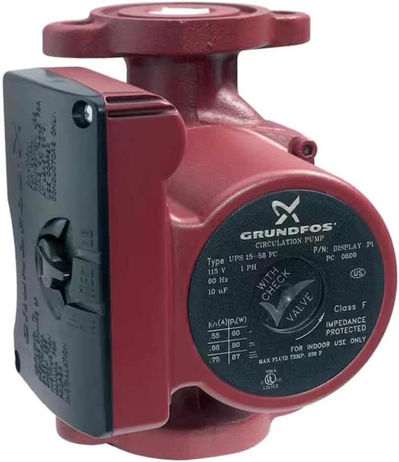 Grundfos UPS43-100SF (95906638) Pump, Circulator 115V 1/2 HP 3-Speed ...