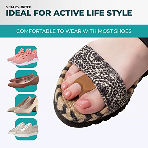 Snapklik.com : Toe Separators Hammer Toe Straightener - 4-Pack Big Toe Spacers Clear - Gel ...