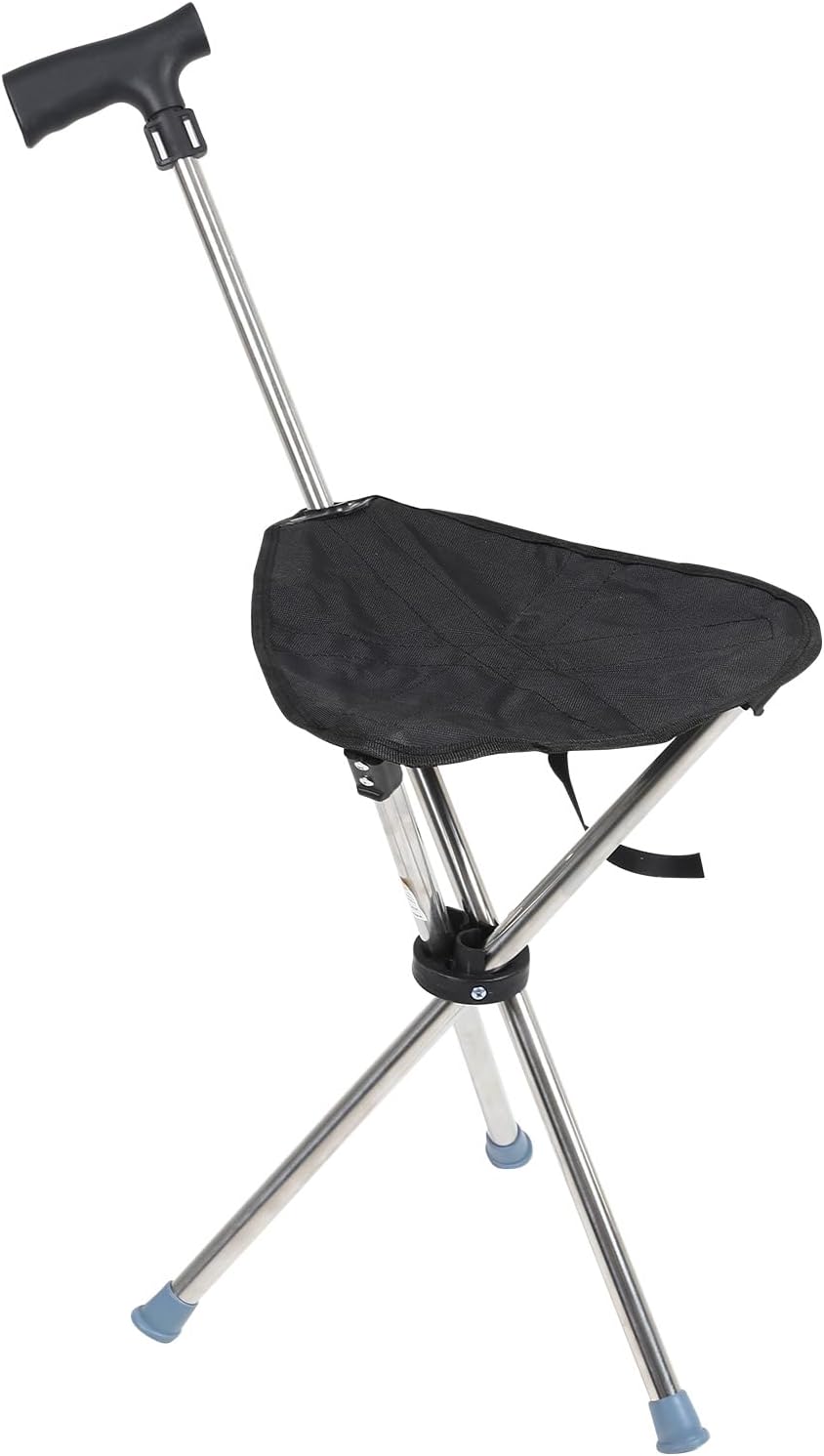 Amazon.co.jp: PINIQUE アウトドア チェア 杖椅子 コンパクトイス 折りたたみ椅子 携帯椅子 簡易椅子 キャンプ お釣り ...