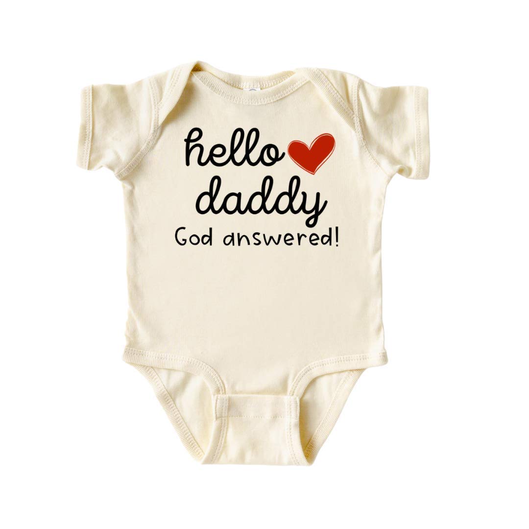 Buy Hello Daddy Onesie Announcement. Surprise Pregnancy Announcement to ...