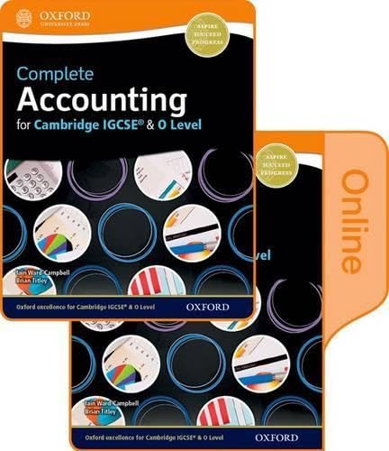 Buy Complete Accounting for Cambridge O Level & IGCSE: Print & Online ...