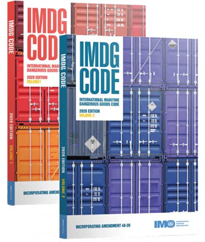 IMDG Code, 2020 Edition 40-20 (Vol. 1 & 2) (Hardcover): Imo ...