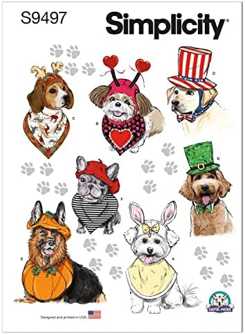 Amazon.com - Simplicity Sewing Pattern S9446 Pet Crate Covers in Three ...