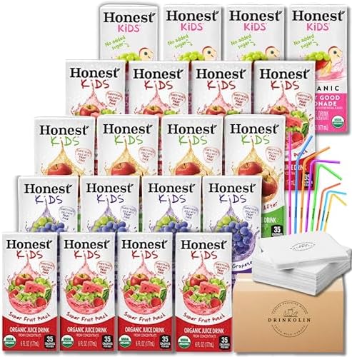 Amazon.com : Honest Kids Variety Pack Organic Fruit Juice Drink, 675 fl ...