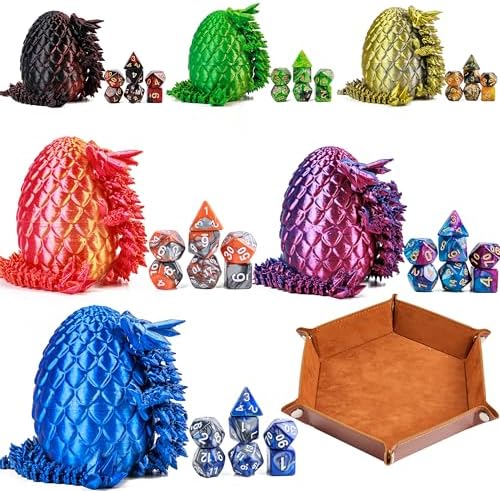 Amazon.com: DND Dice Set Included 42 Pieces Polyhedral Dices 6 Pcs ...