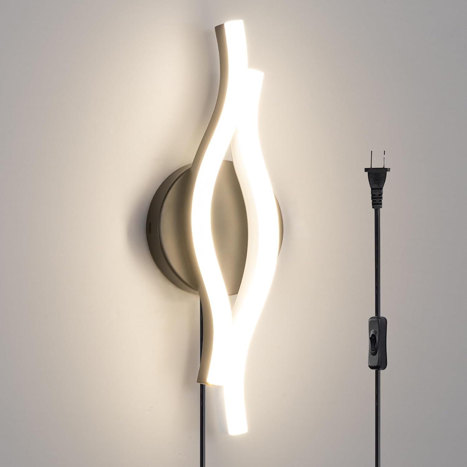 EIDEARAY Modern Wall Sconces, LED Indoor Wall Sconce Lighting, 12W ...