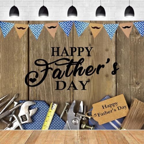 Amazon.com : Happy Father's Day Backdrop 10x8ft Happy Fathers Day ...