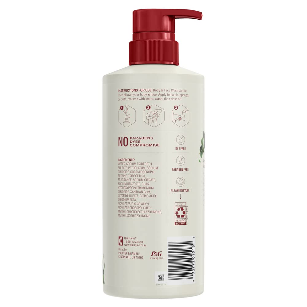 Buy Old Spice Men's Body Wash GentleMan's Blend Eucalyptus and Coconut Oil, 16.9 oz, Pack of 4 ...