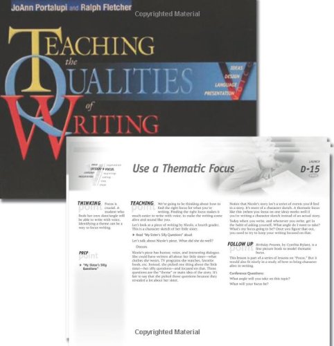 Amazon.com: Teaching the Qualities of Writing: Getting Started with ...