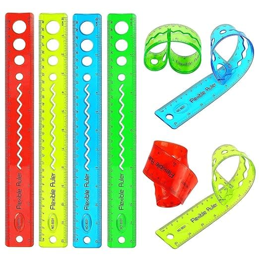 SAMVARDHAN Flexible Unbreakable Ruler (30 cm) (12) : Amazon.in: Office ...