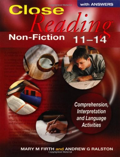 Close Reading Non-fiction 11-14 with Answers: Mary M Firth ...