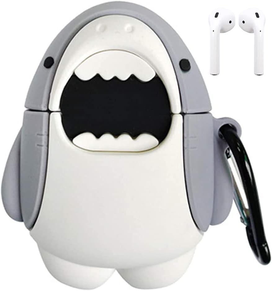 Amazon.com: Cute AirPods Case Cover Cartoon Funny Silicone Airpods Case ...