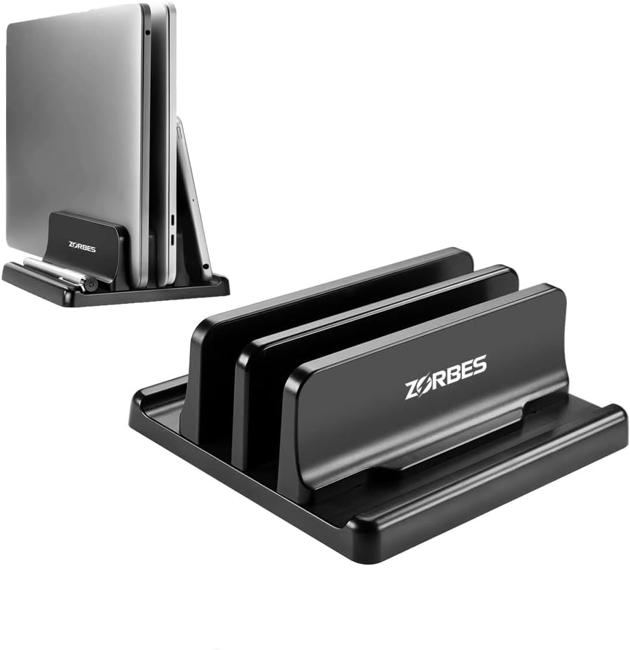 AD Planet Wall Mounted Laptop Stand,Holder (Adjustable Wooden Laptop ...