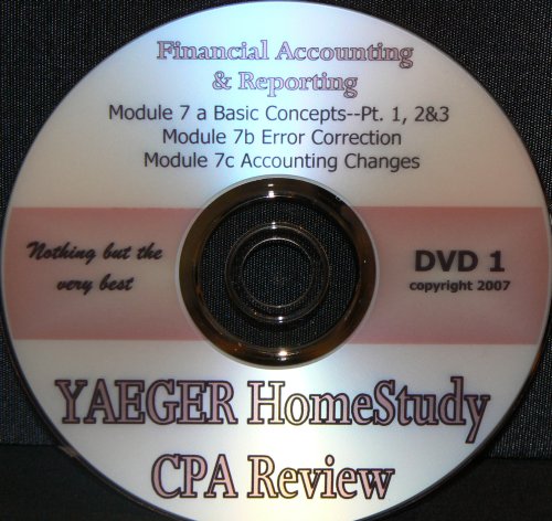 Amazon.com: 2007 YAEGER CPA Review Financial Accounting Kit : Movies & TV