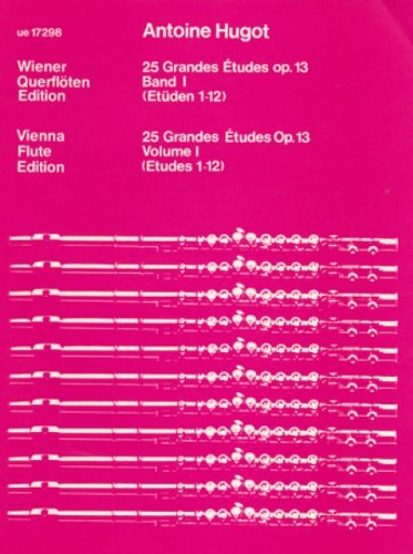 Amazon.com: Hugot: 25 Grandes Études for flute, Op. 13: 9790008004247 ...