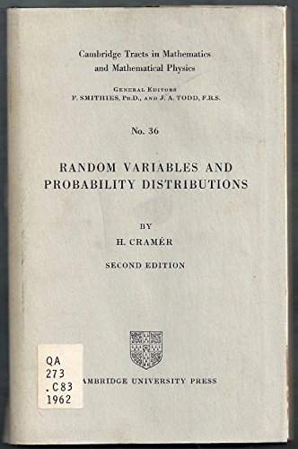 Random Variables and Probability Distributions: Amazon.co.uk: Books