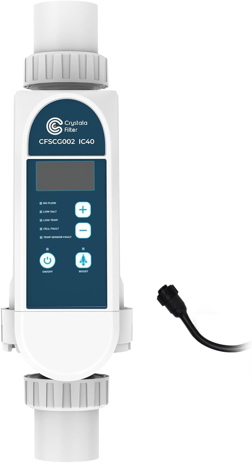 Amazon.com: Crystala Filters Replacement for IC40 Pool Salt Chlorine ...