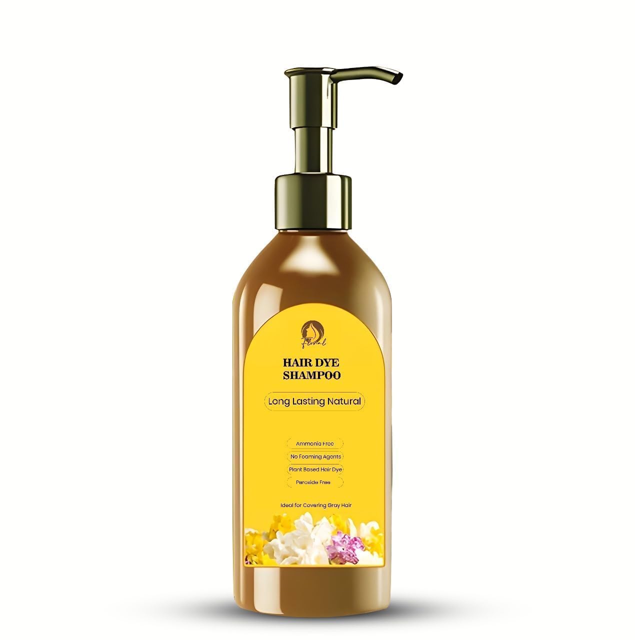 Buy FLUSION Hair Dye Shampoo for Women & Men All Hair Types | Natural ...