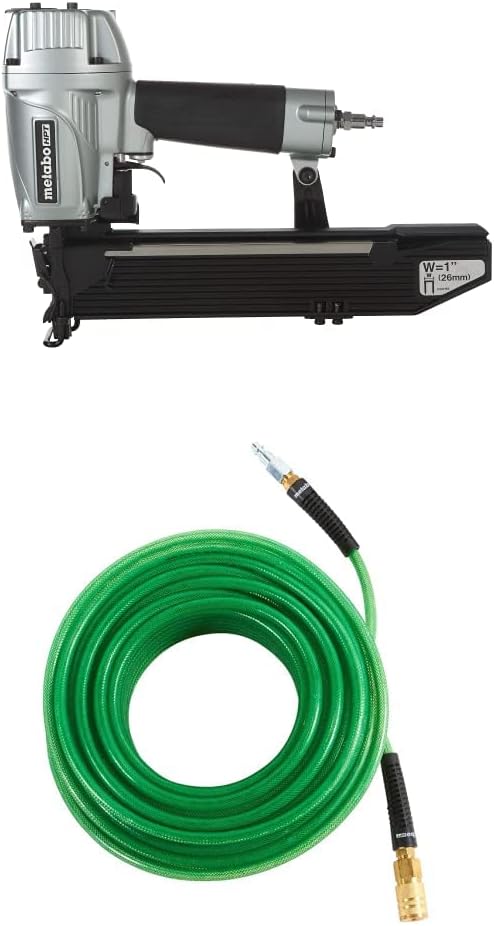 Metabo HPT Construction Stapler (N5024A2) w/ 100 Ft Air Hose - Amazon.com